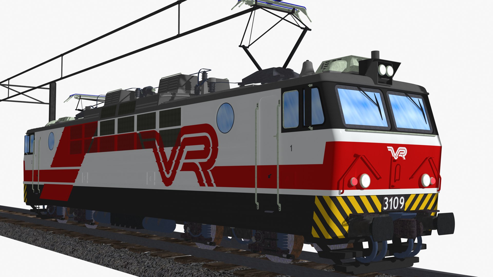 3D Vr Class Sr1 - Finnish Electric Locomotive Model - TurboSquid 2145209