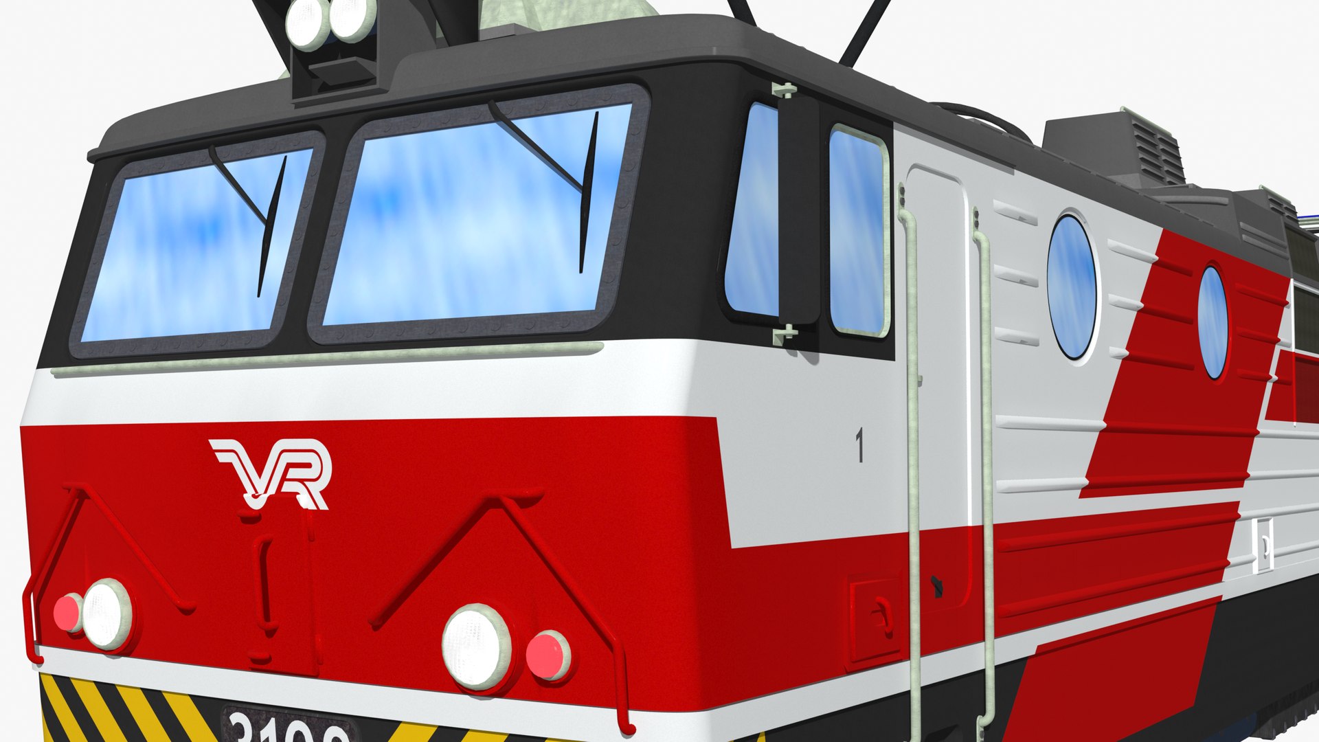 3D Vr Class Sr1 - Finnish Electric Locomotive Model - TurboSquid 2145209