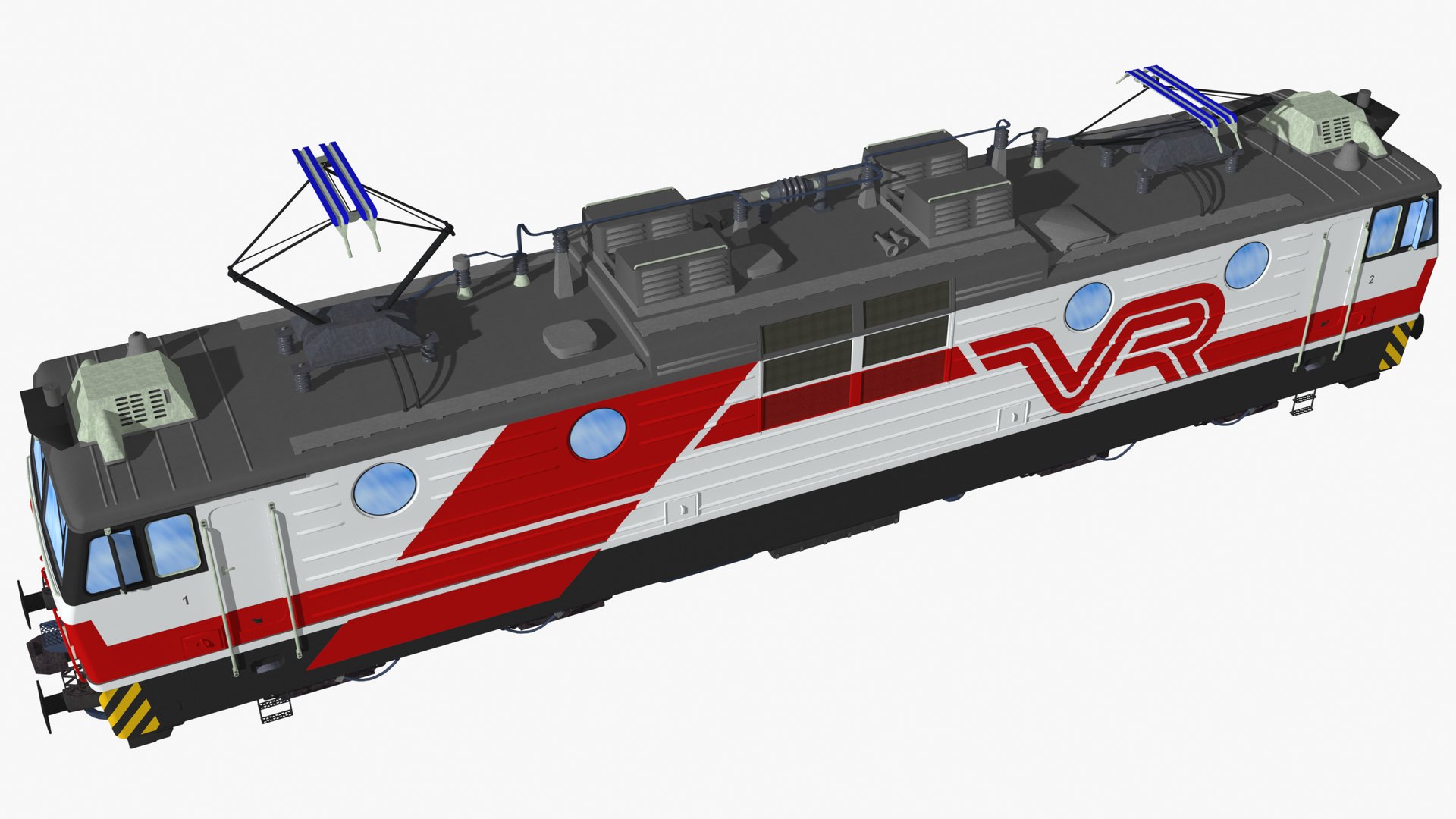 3D Vr Class Sr1 - Finnish Electric Locomotive Model - TurboSquid 2145209