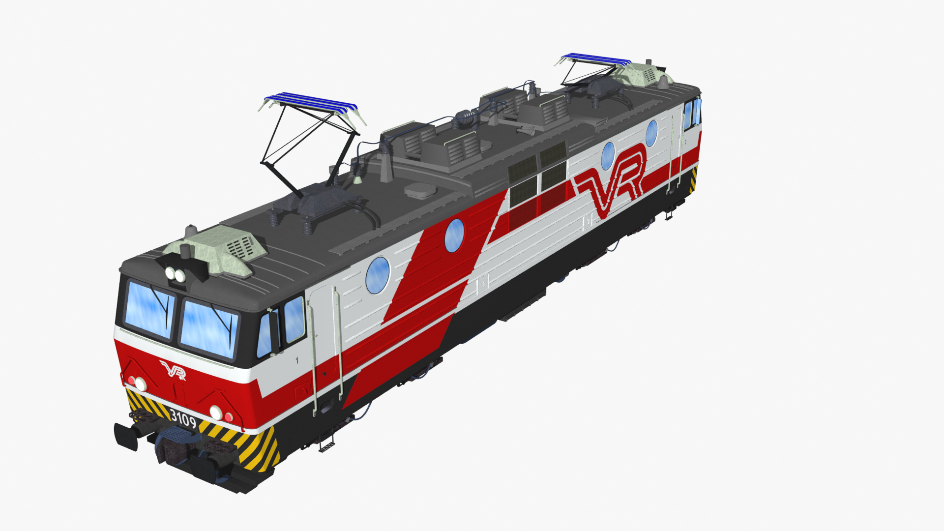 3D Vr Class Sr1 - Finnish Electric Locomotive Model - TurboSquid 2145209