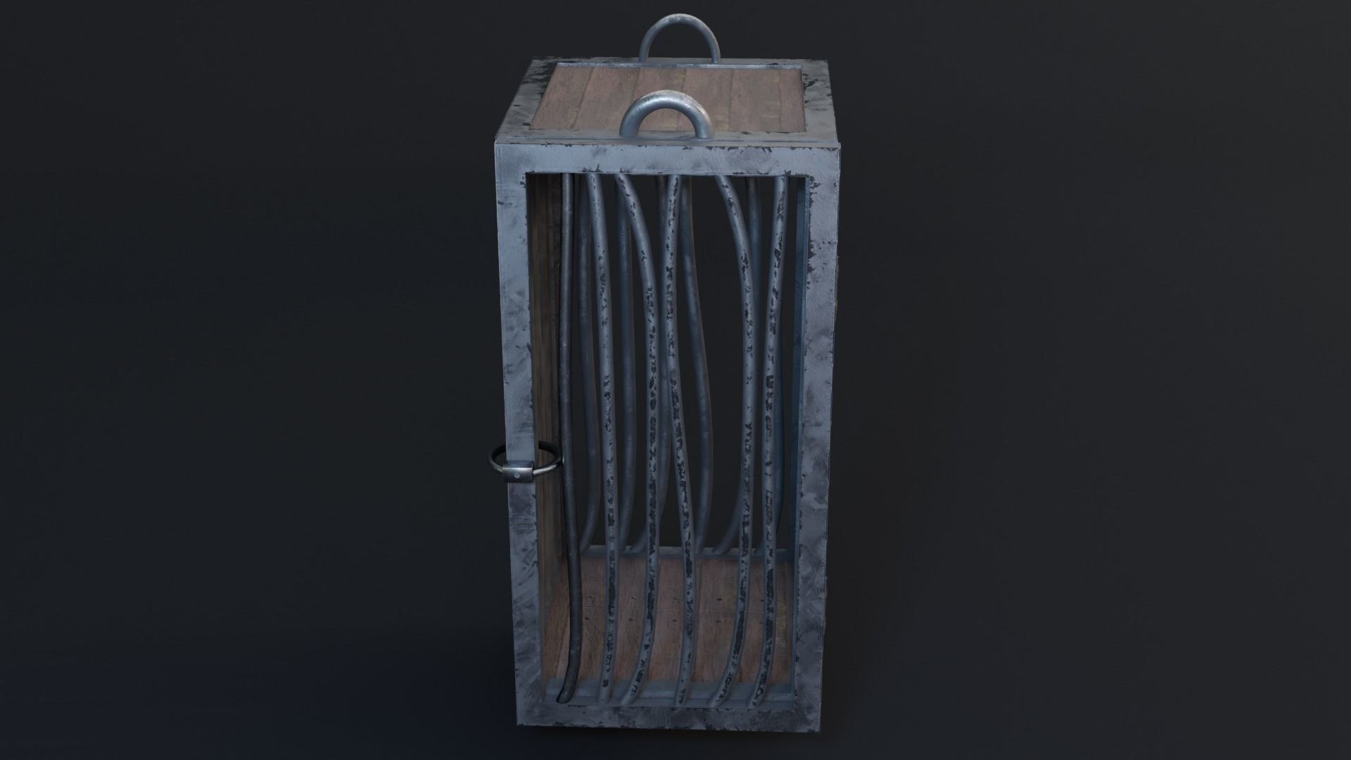 Medieval Cage Game Ready Low Poly PBR 3D Model 3D Model - TurboSquid ...