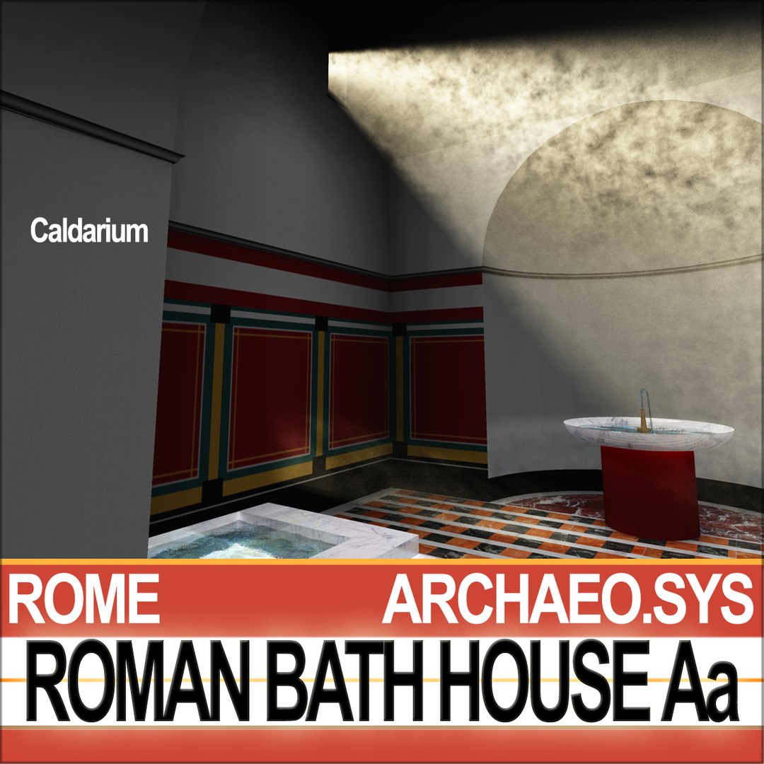Ancient Roman Bath House 3D Model - TurboSquid 1223267