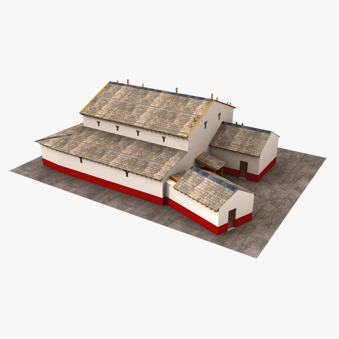 Ancient roman bath house 3D model - TurboSquid 1223267
