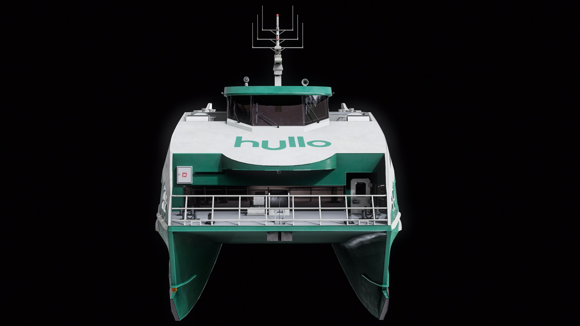 Ferry Vessel Hullo PBR 3D model - TurboSquid 2146450