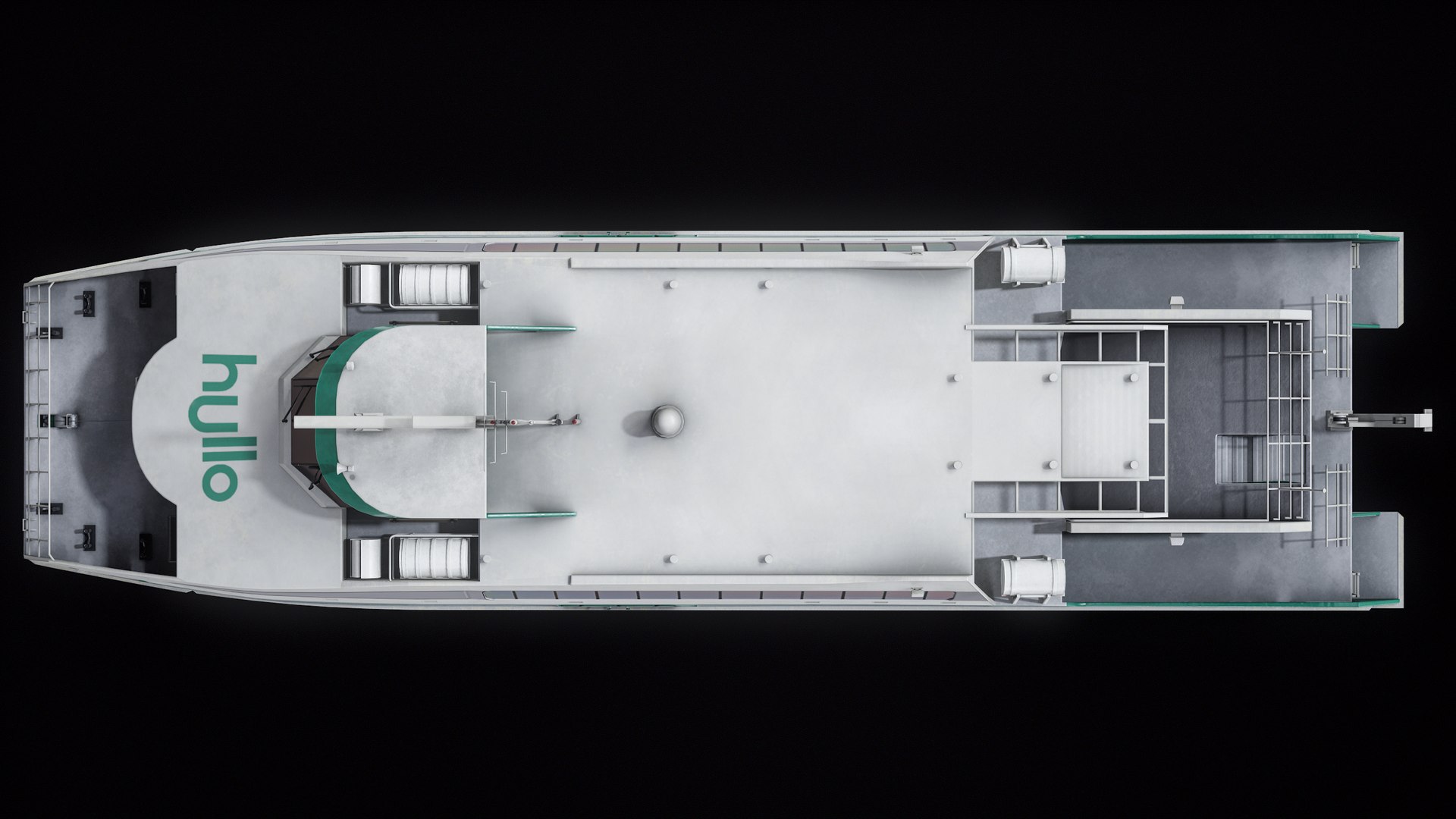 Ferry Vessel Hullo PBR 3D model - TurboSquid 2146450