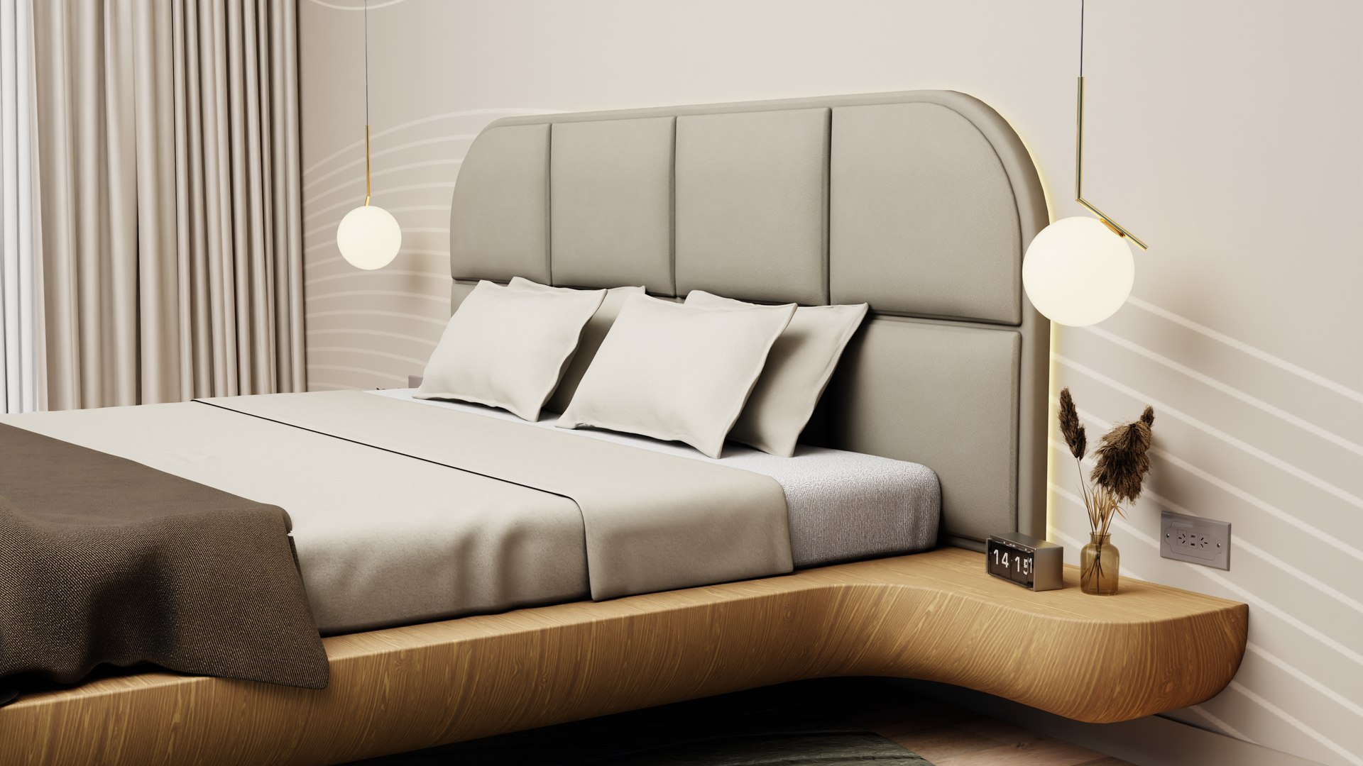 Free Realistic Bed 3D Model 3D Model - TurboSquid 2286475