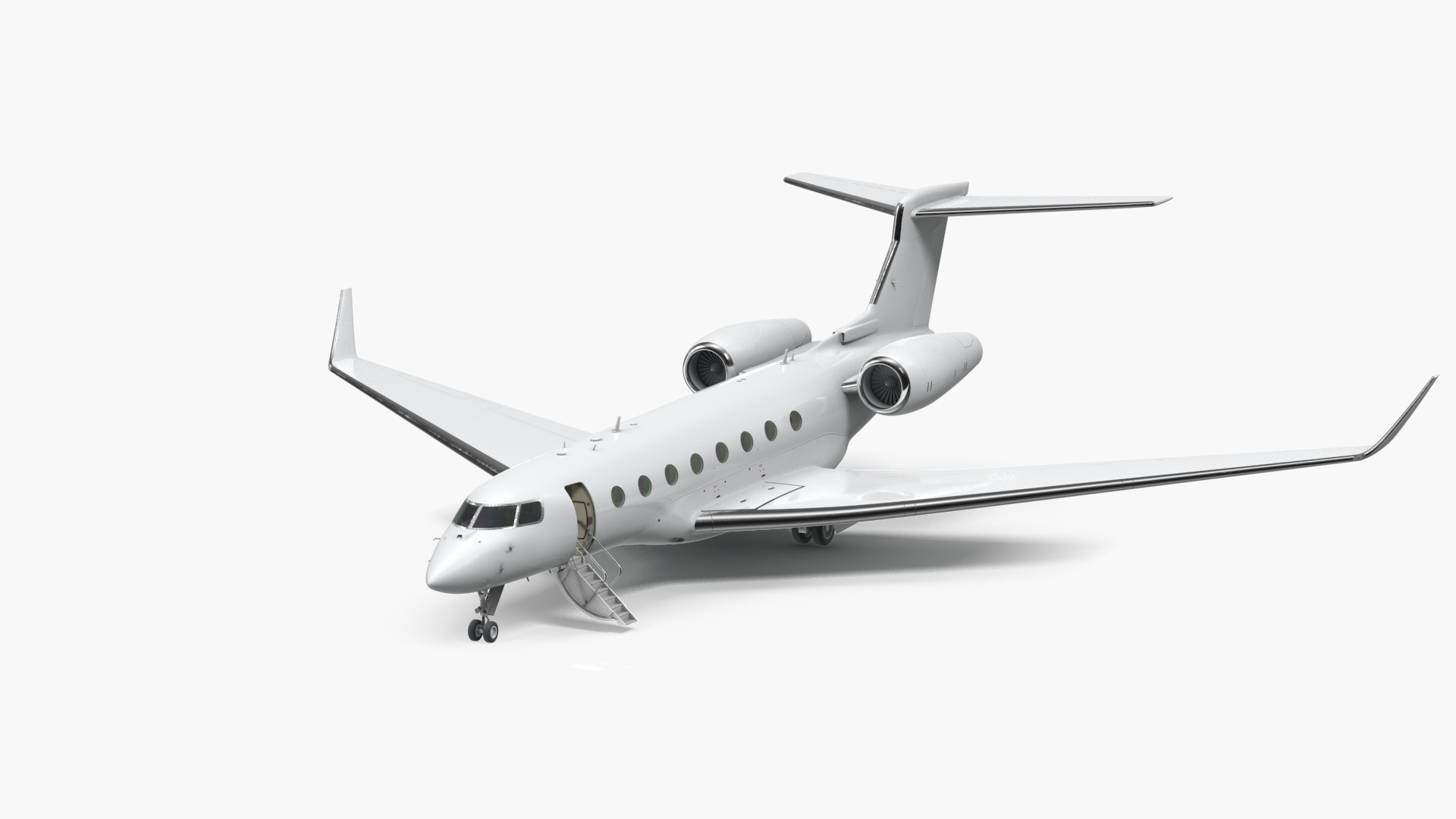 3D Large Private Jet Rigged For Modo Model - TurboSquid 2018550