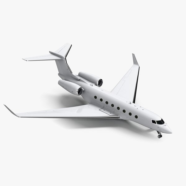 modelo 3d Large Private Jet Rigged for Modo - TurboSquid 2018550