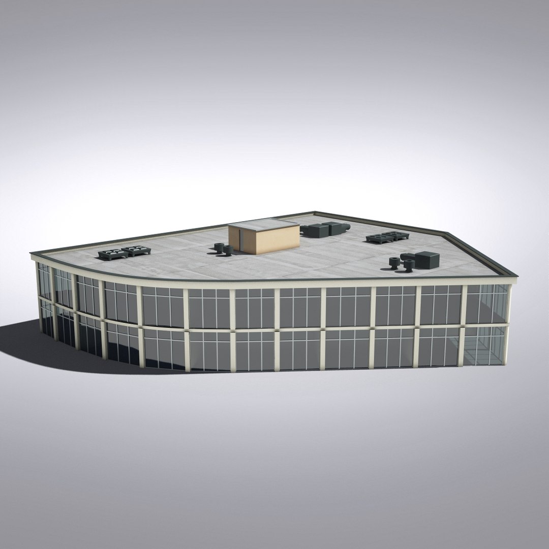 3ds Max Modern Generic Building