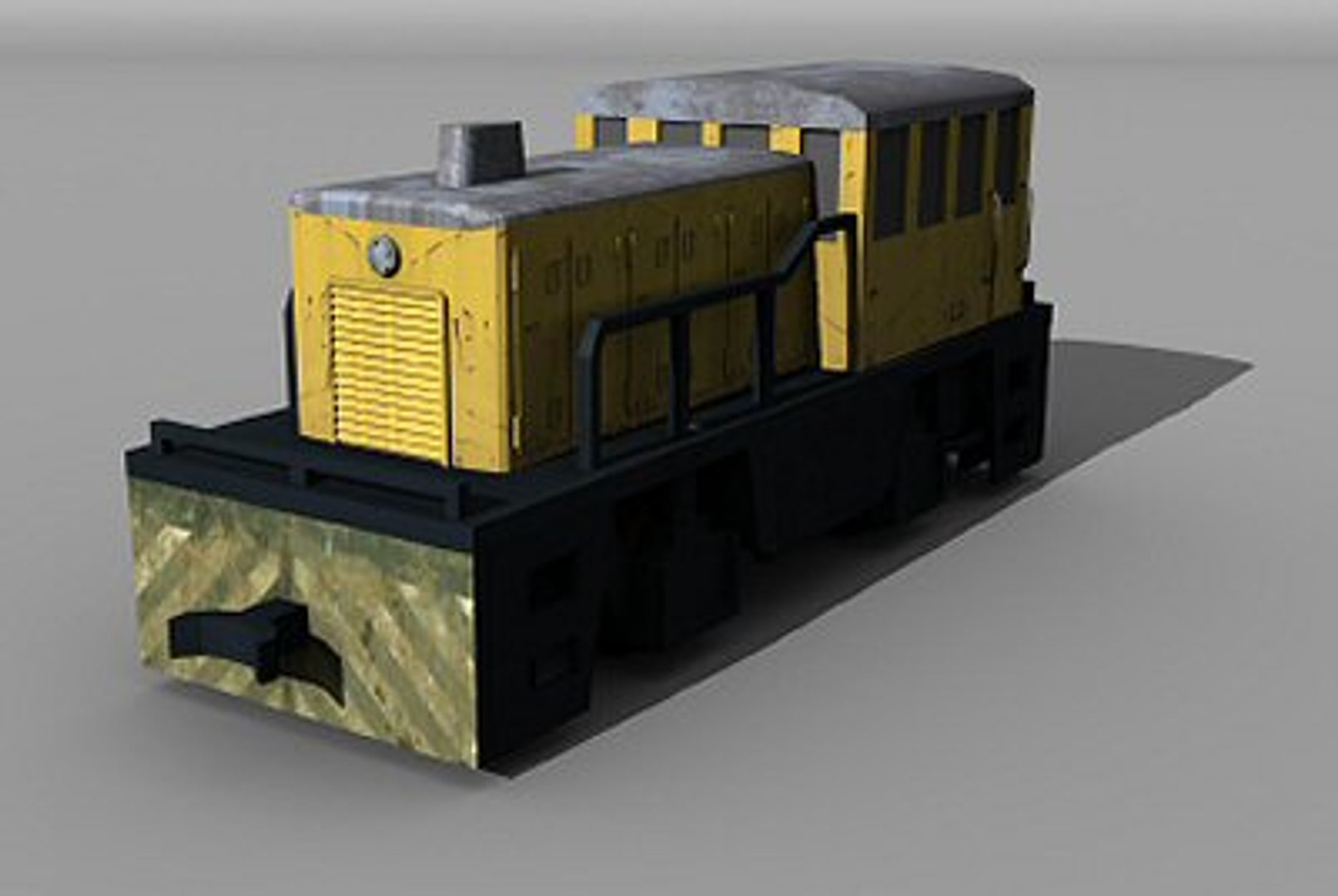 ge switcher locomotive 3d model