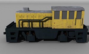 german switcher locomotive 3d lwo