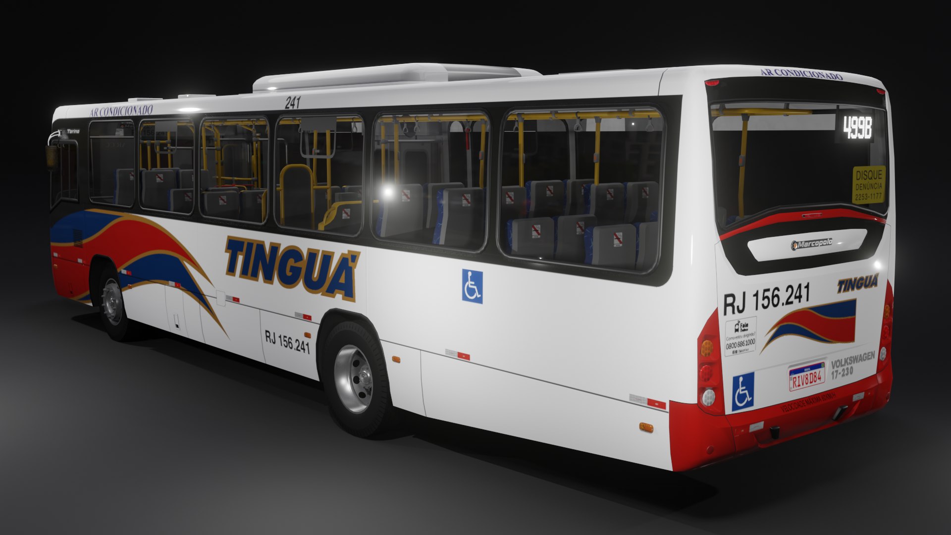 Marcopolo Torino S VW 17-230 OD Tingua 3D model - TurboSquid 2070531