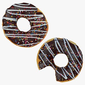 Download Free & Premium Chocolate Donut 3D Models | TurboSquid