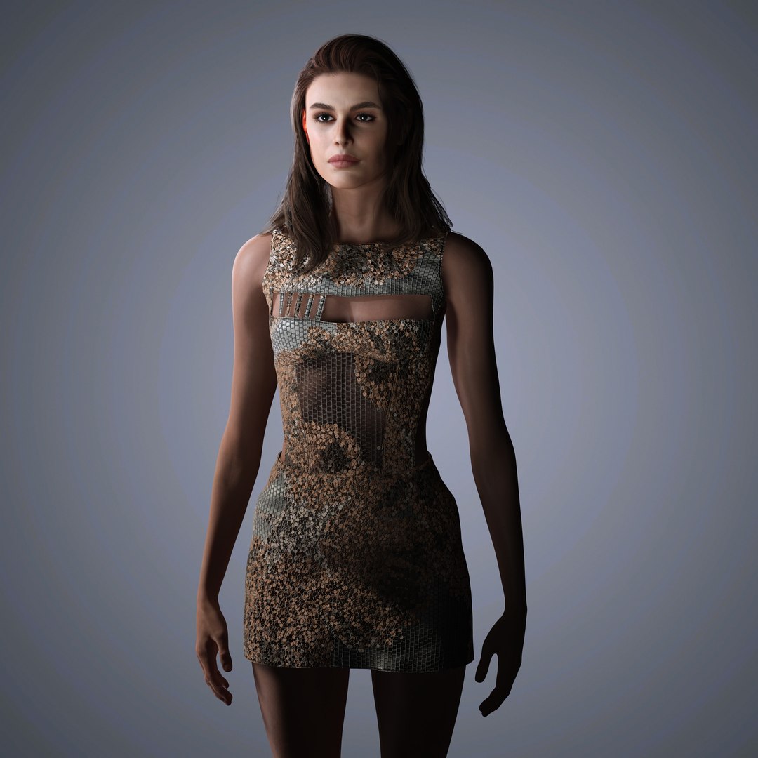 3D Model Kaia Gerber Character 3D Model Low Poly - TurboSquid 2319221
