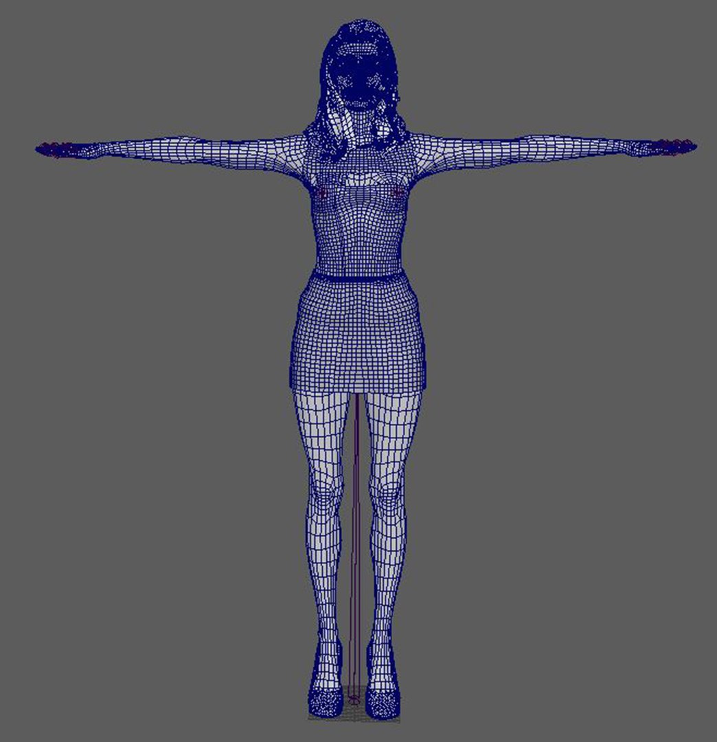 3D Model Kaia Gerber Character 3D Model Low Poly - TurboSquid 2319221