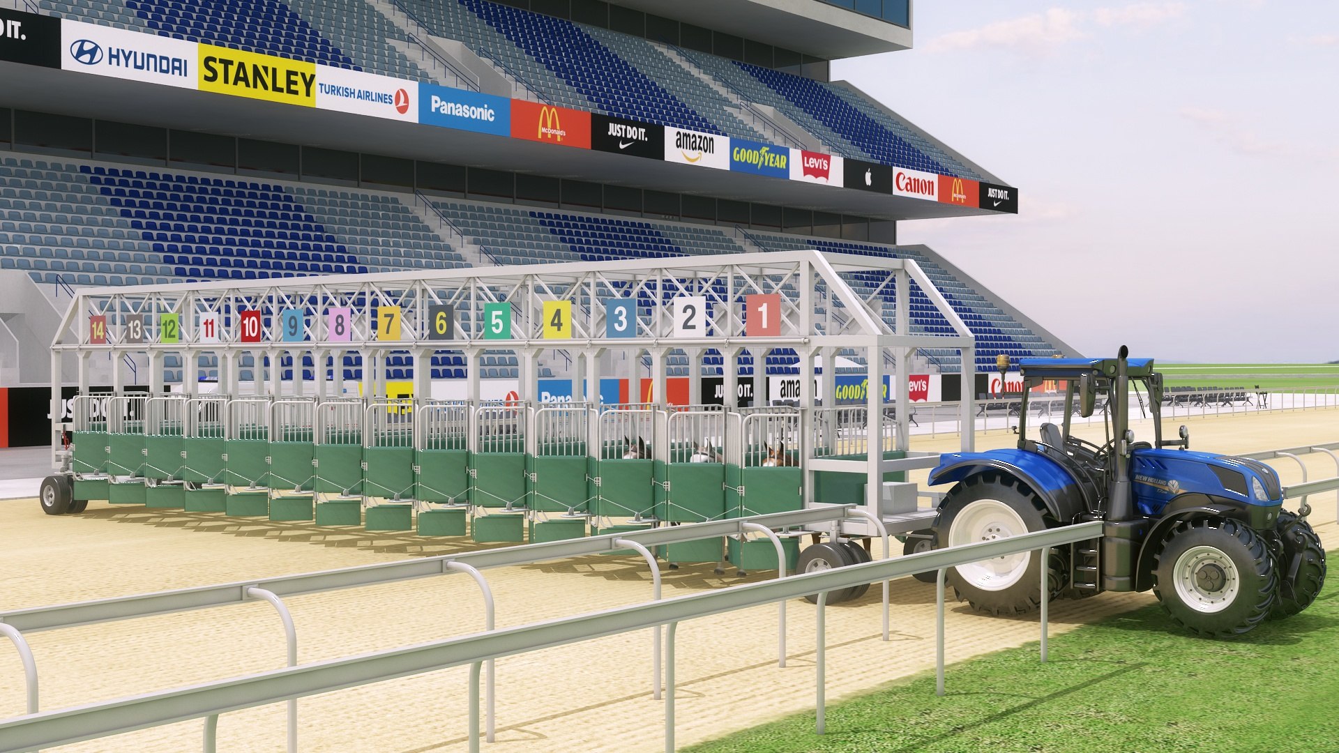 Realistic Horse Track Detailed Scane 3D Model - TurboSquid 2272364