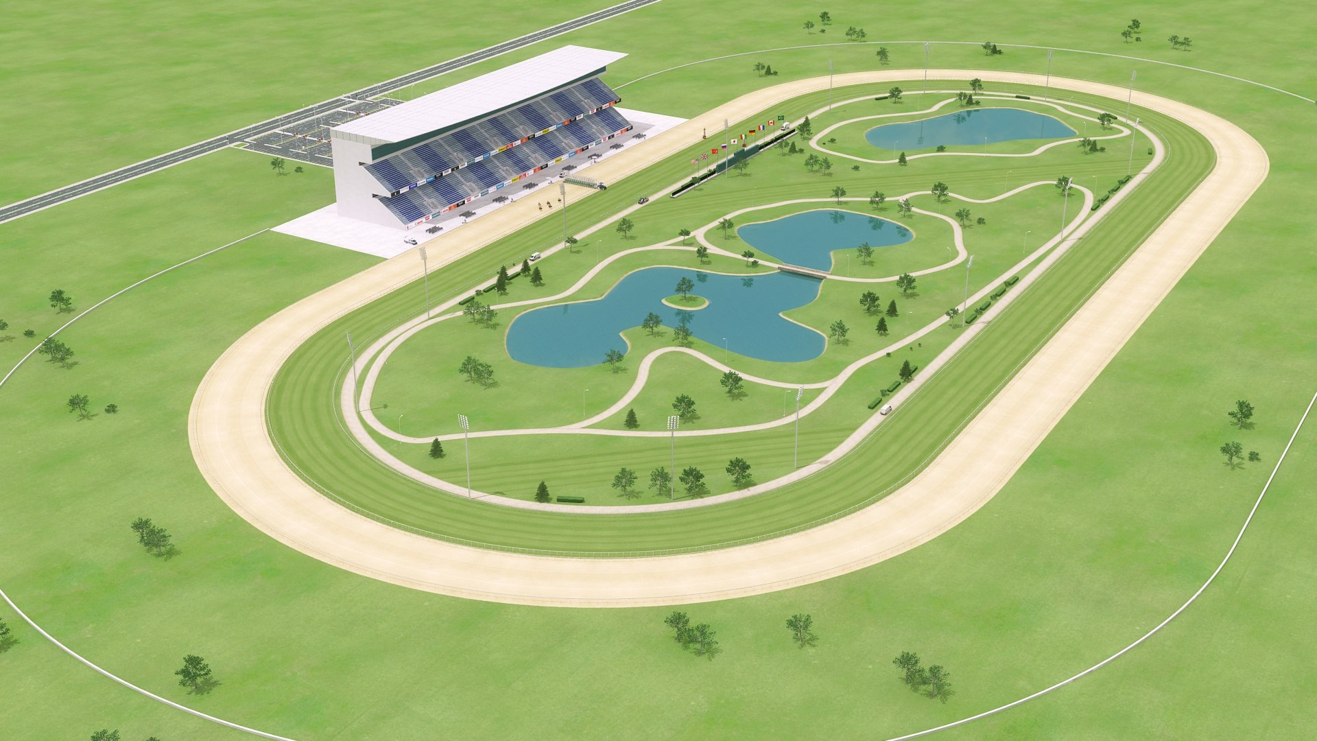 Realistic Horse Track Detailed Scane 3D Model - TurboSquid 2272364