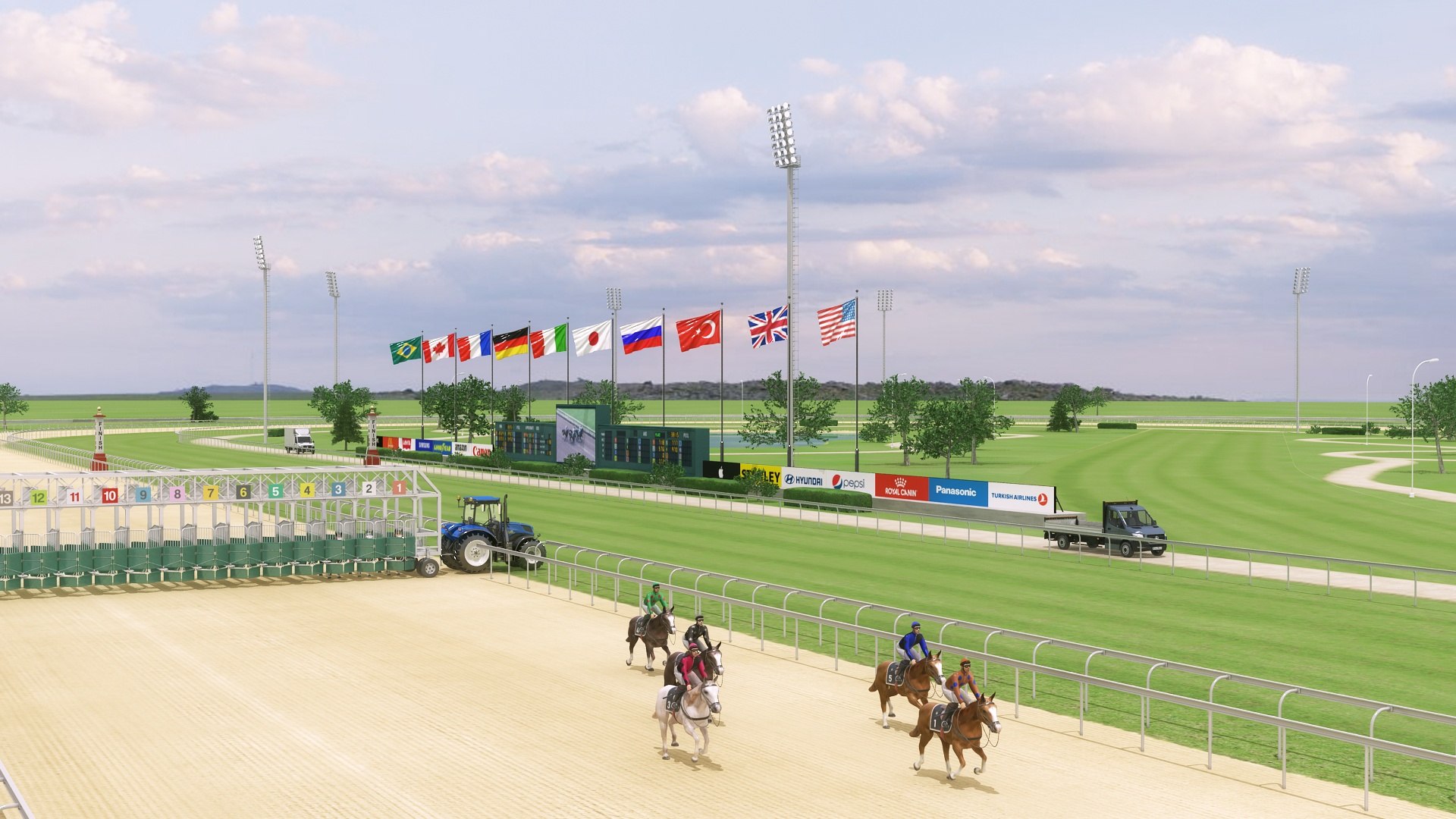 Realistic Horse Track Detailed Scane 3D Model - TurboSquid 2272364