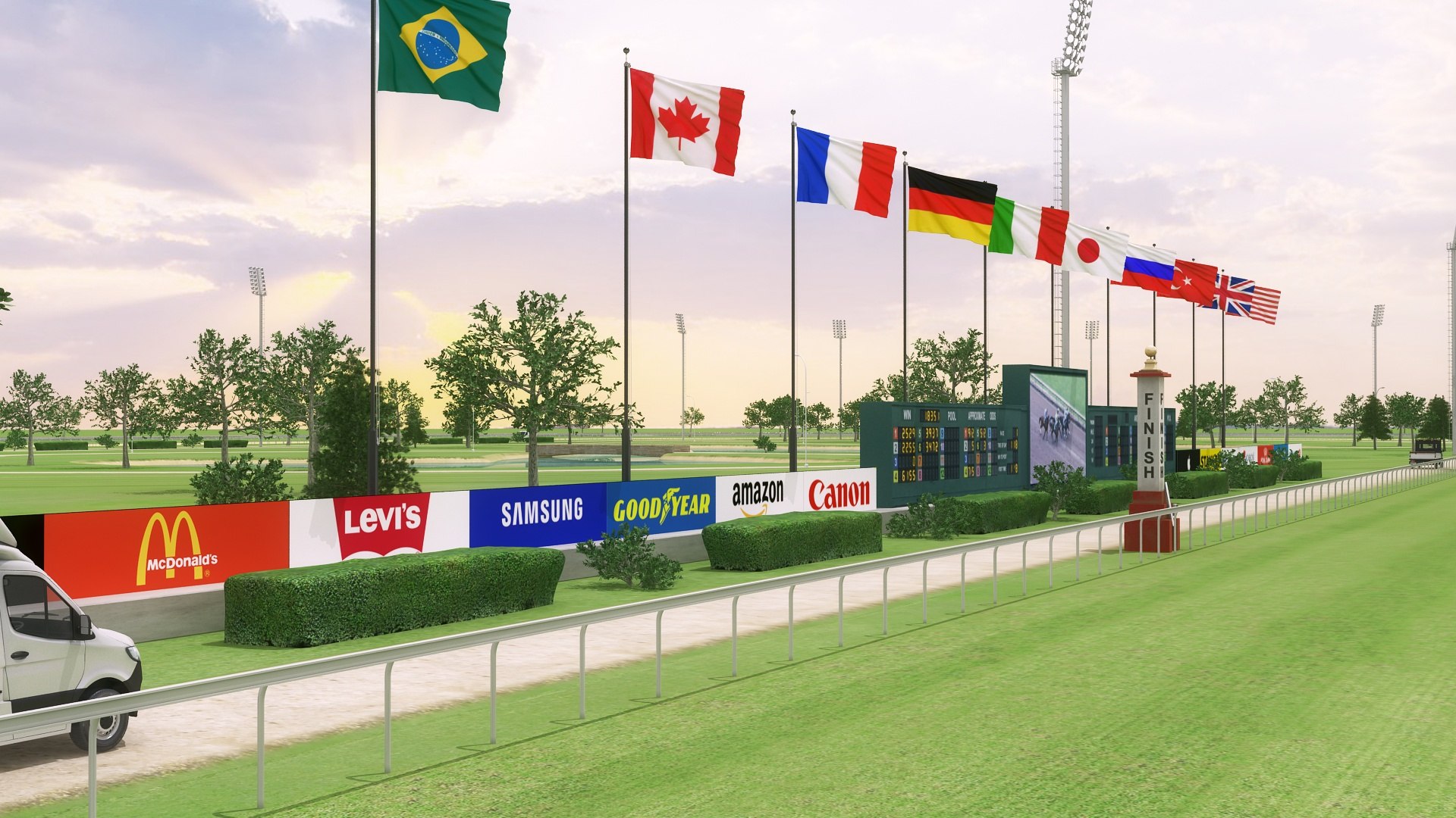 Realistic Horse Track Detailed Scane 3D Model - TurboSquid 2272364