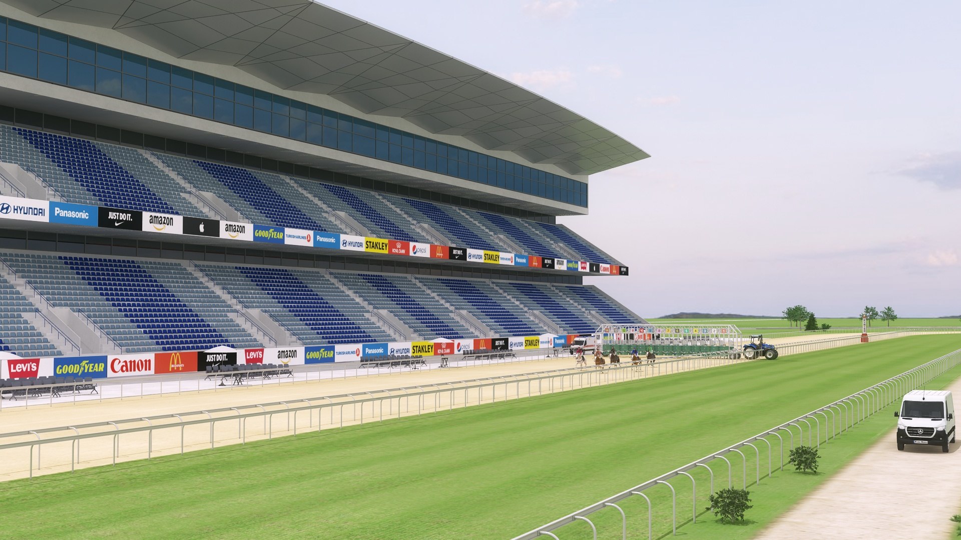 Realistic Horse Track Detailed Scane 3D Model - TurboSquid 2272364
