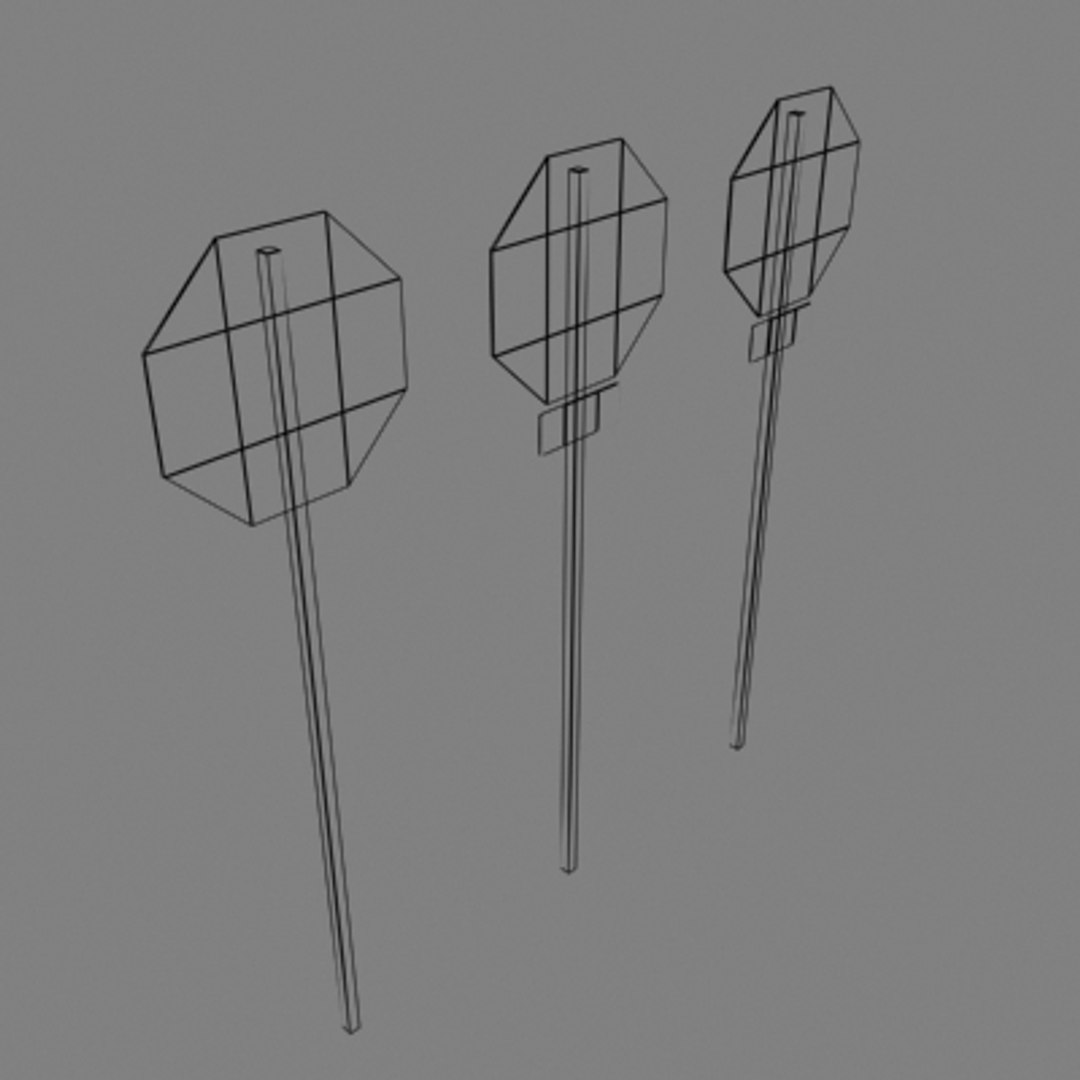 3d Model Stop Signs