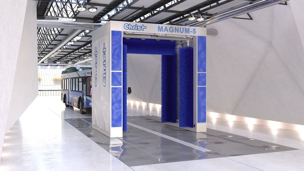 modelo 3d Lavado de autobuses MAGNUM - TurboSquid 2087600