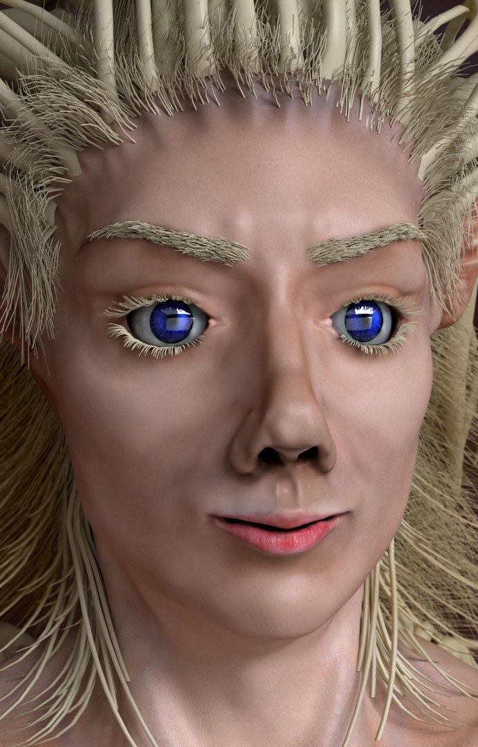 3D Female Werewolf Hedgehog Model - TurboSquid 1519527