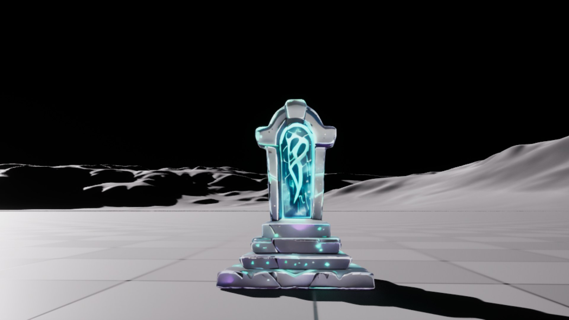 3D Ancient Tombstone Portal - HD 3D Asset Model - TurboSquid 2271315