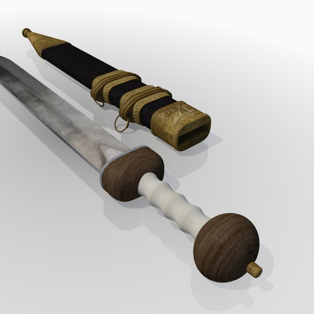 3d model roman gladius