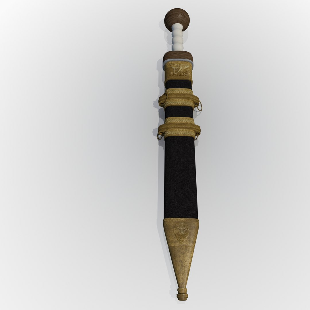 3d model roman gladius