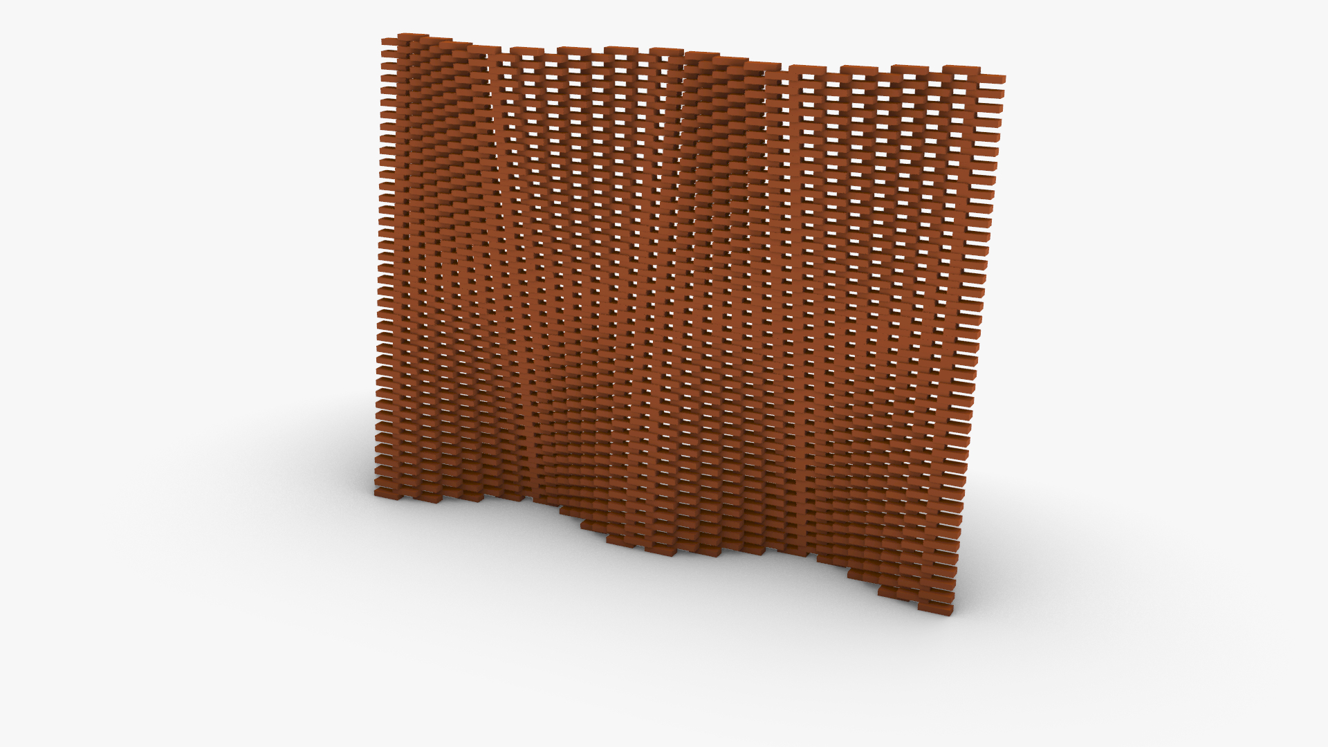 Wavy Sine Parametric Brick Wall V1 3D Model - TurboSquid 1967650