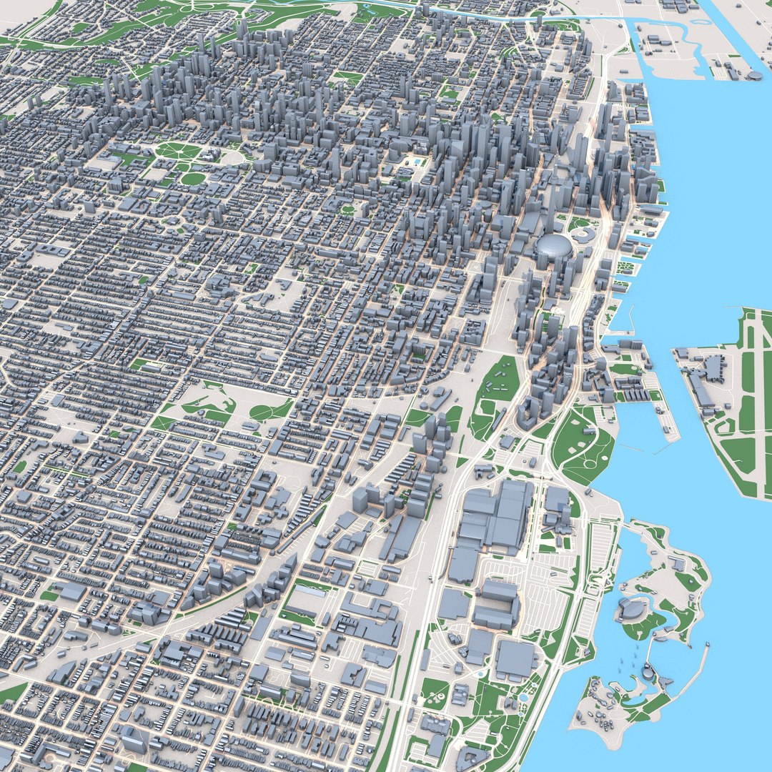 3D Toronto City Canada Model - TurboSquid 2297719