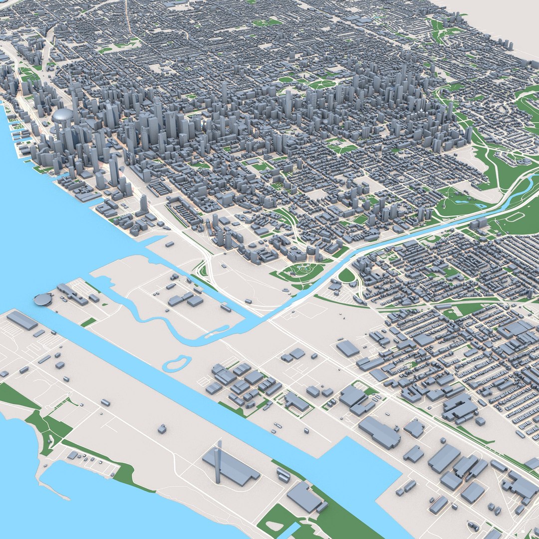3D Toronto City Canada Model - TurboSquid 2297719