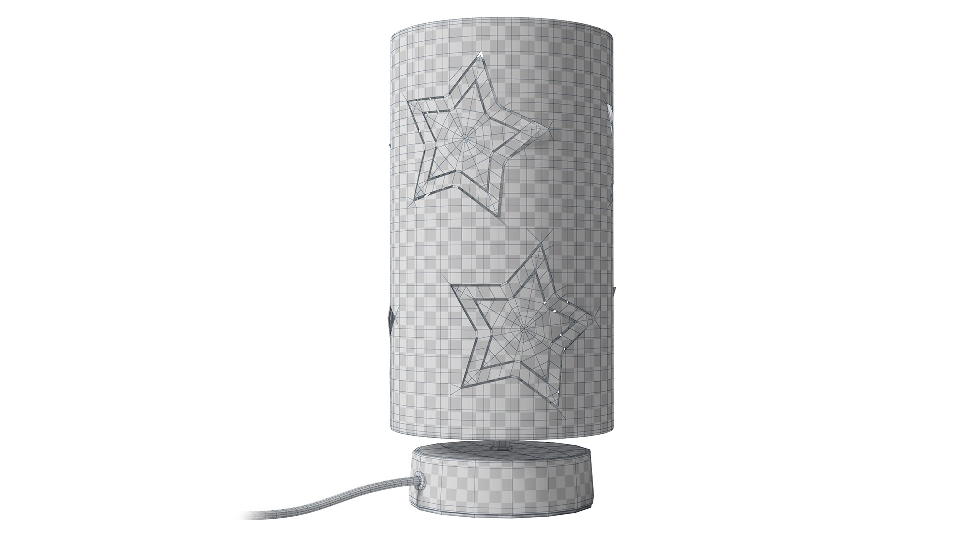 3D Habitat Kids Star Cut Out Table Lamp Model - TurboSquid 2195365