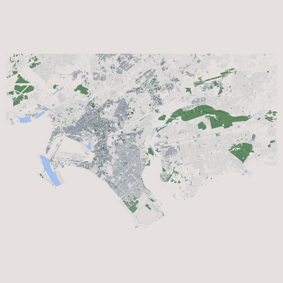 3D Karachi City Pakistan Model - TurboSquid 2399535