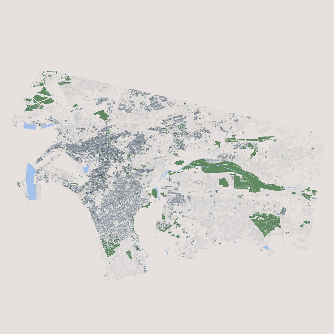 3D Karachi City Pakistan Model - TurboSquid 2399535