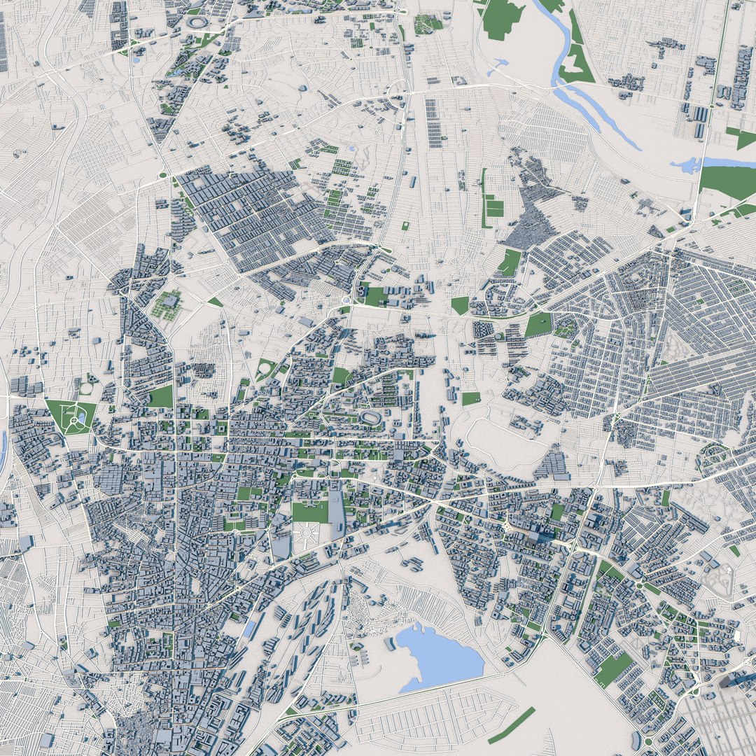 3D Karachi City Pakistan Model - TurboSquid 2399535