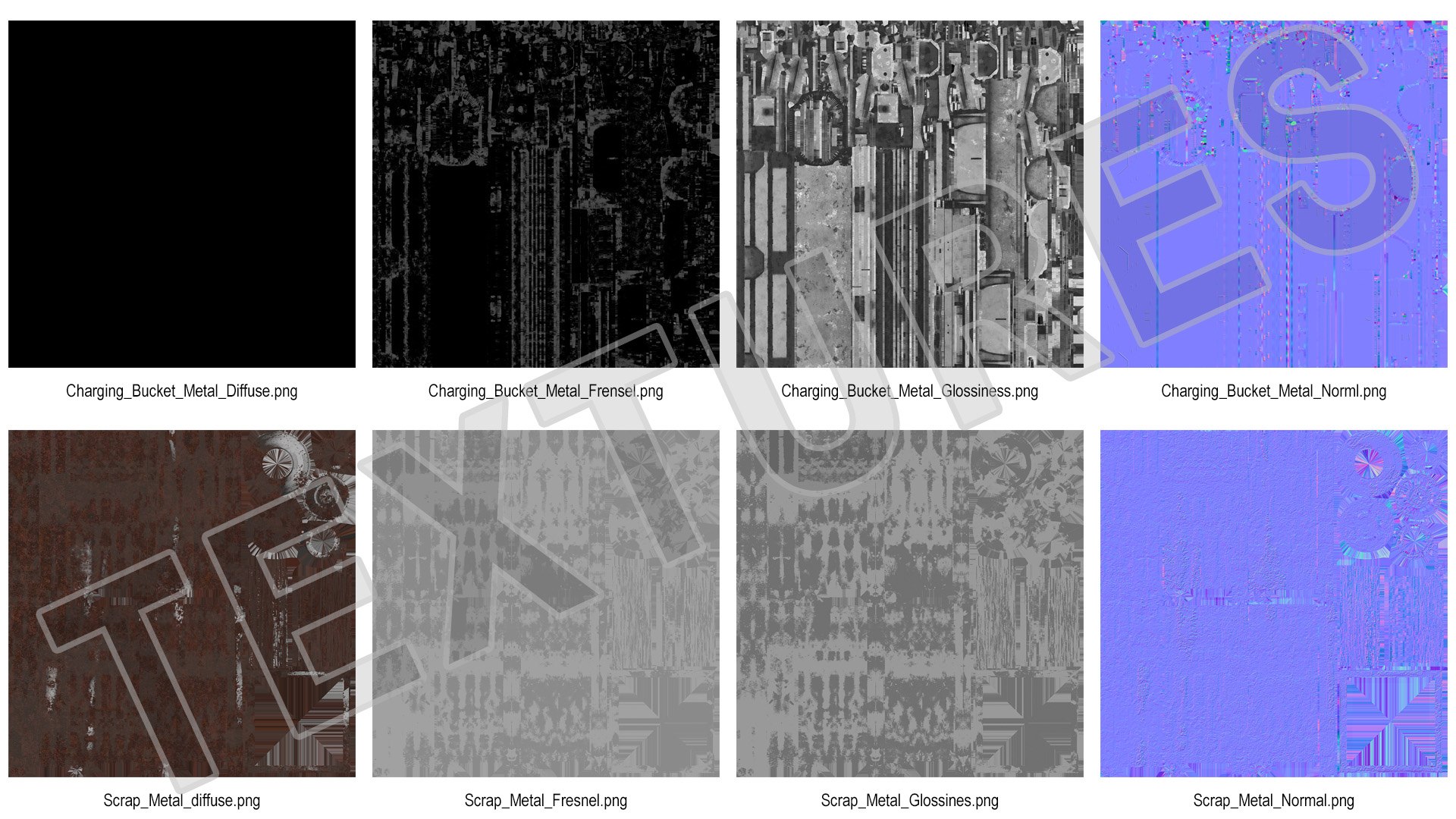 3D Industrial Charging Bucket With Scrap Metal Model - TurboSquid 2270634