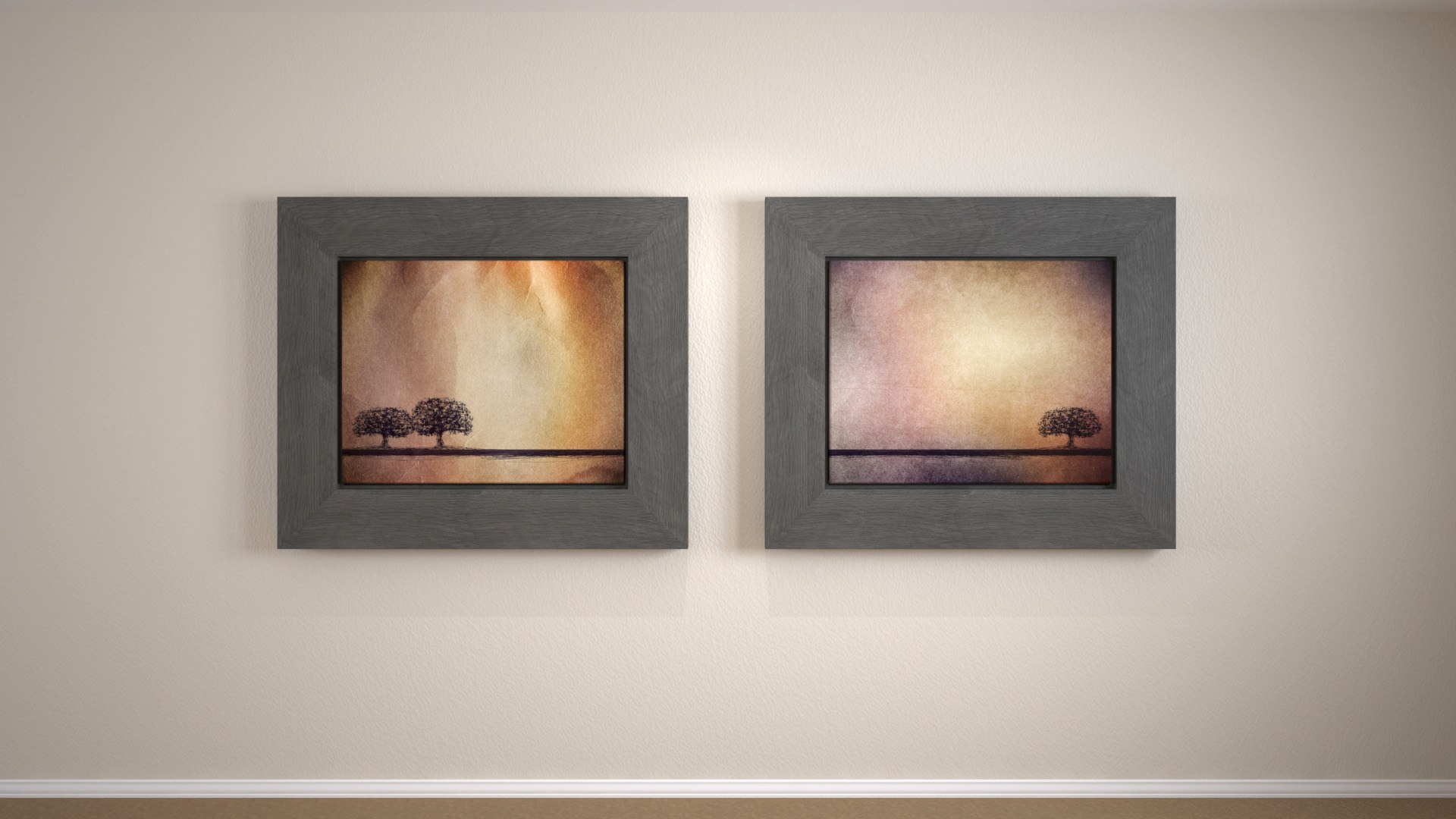 Modern Art Canvas Inset 3d Model Modern Art Canvas Inset 3d Model