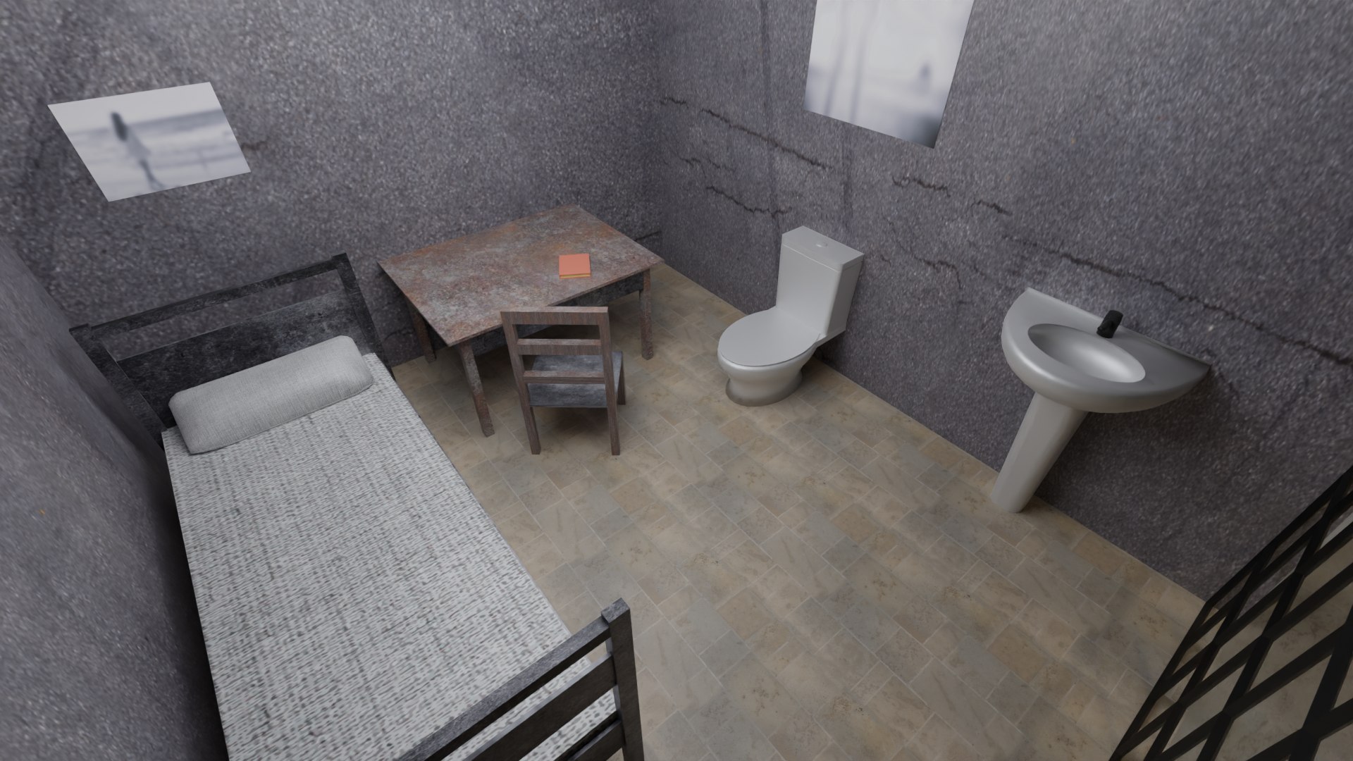 Prison 3D Model - TurboSquid 1924171