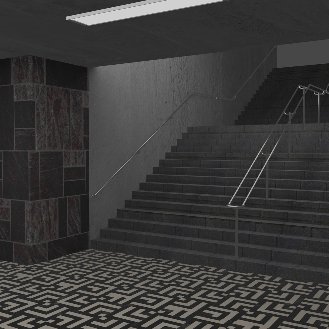 Underground Pass 3D Model - TurboSquid 1843633