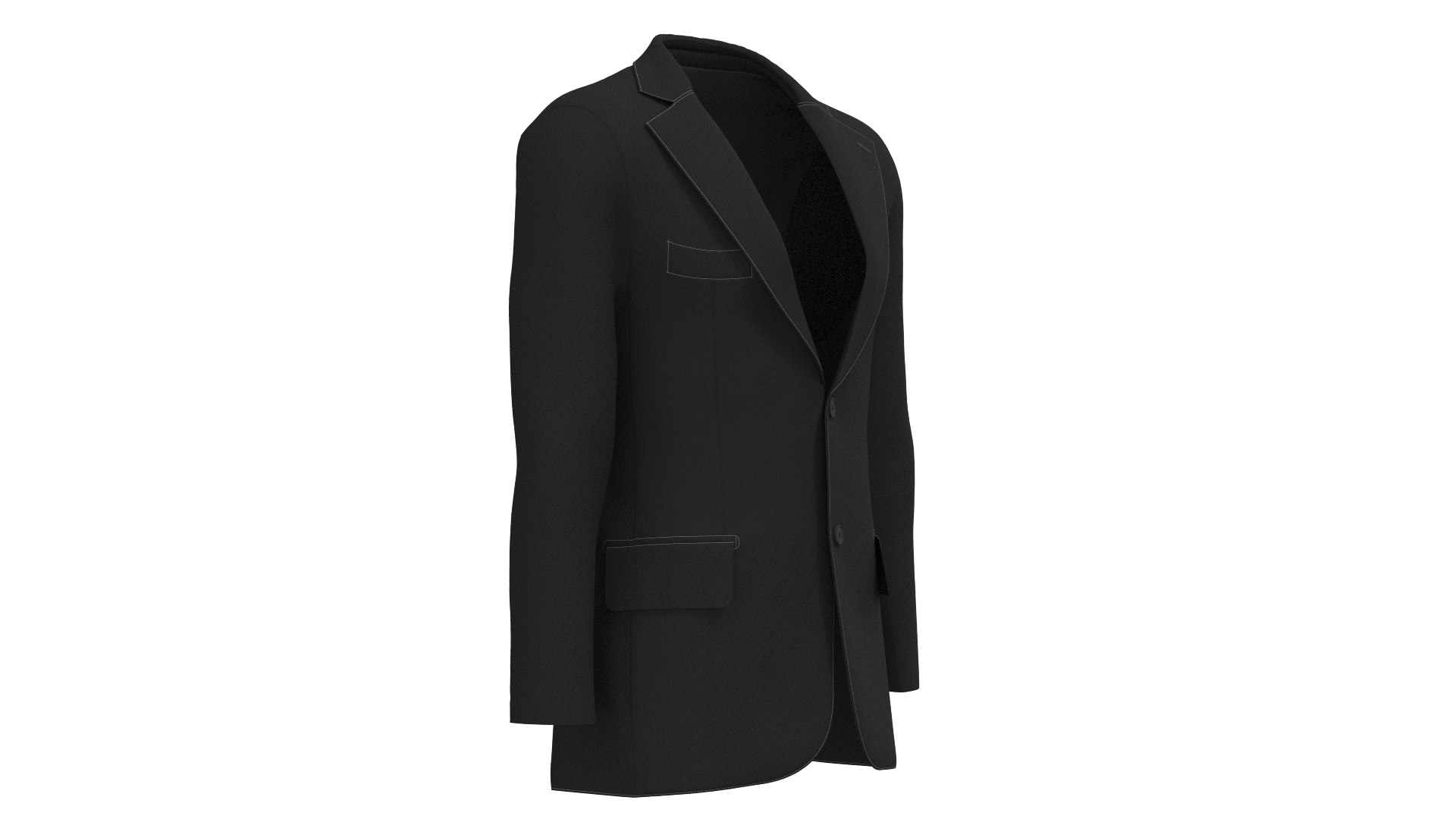Free Male Blazer Jacket Free 3D Model - TurboSquid 2189043