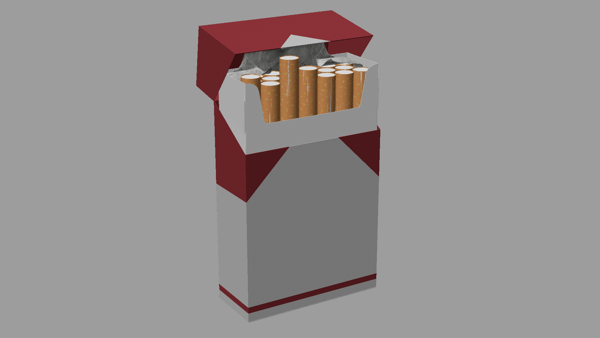 Pack Of Cigarettes 3D Model - TurboSquid 1902008
