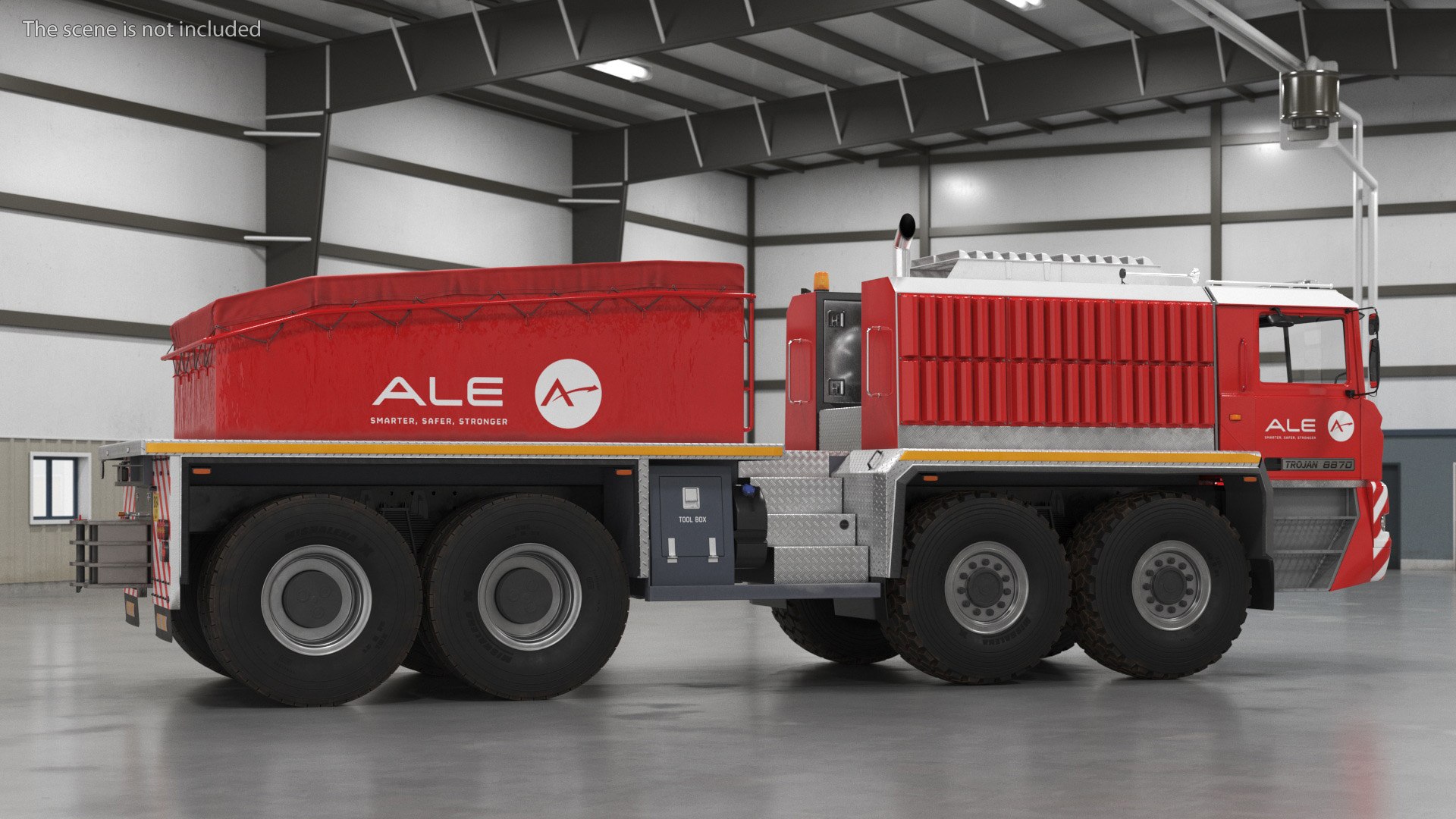 ALE Trojan 8870 Heavy Haulage Tractor 3D - TurboSquid 2320579