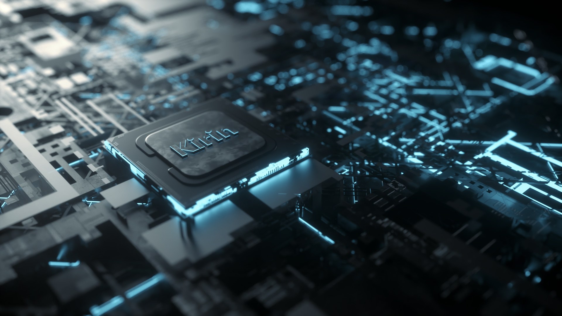 3D C4D Octane CPU Chip Core Capacitance Scifi Circuit Board 3D Model - TurboSquid 1798538