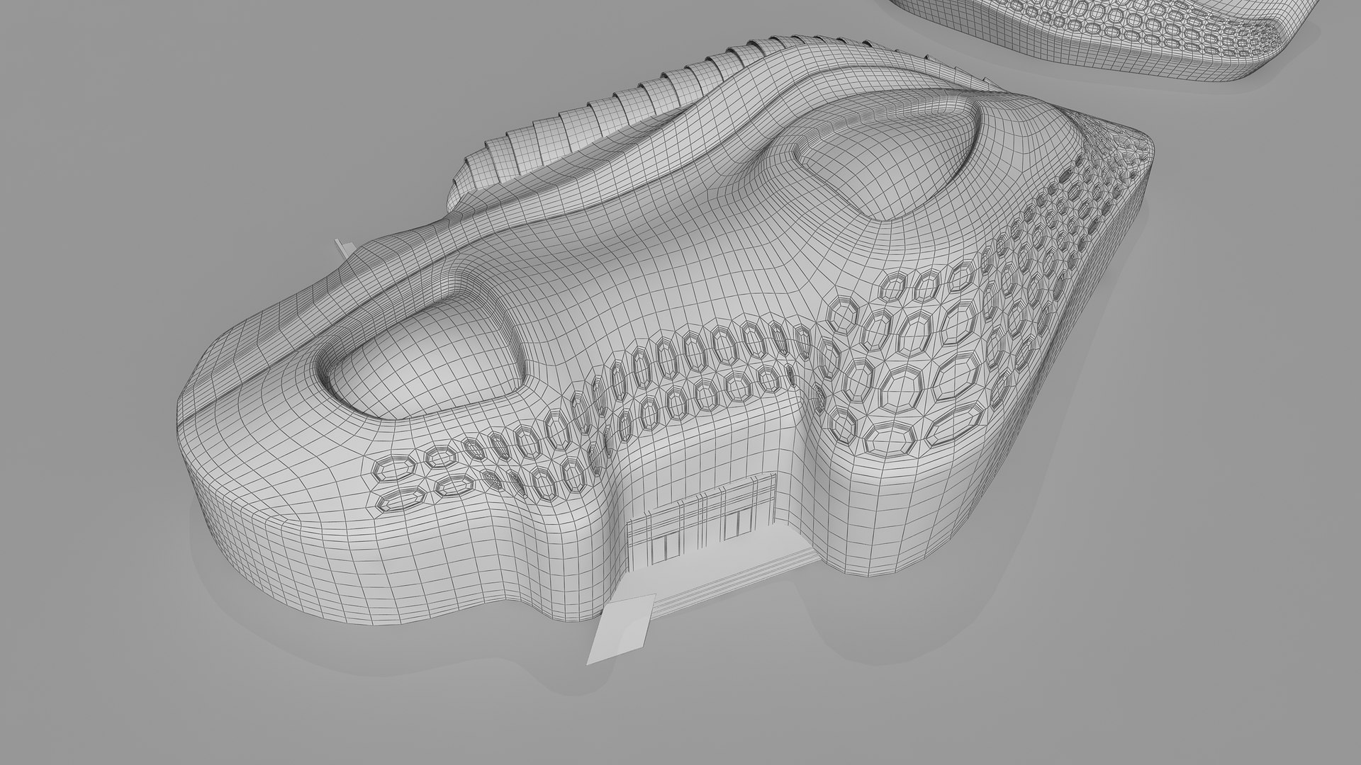 3D 0103 - Organic Building Model - TurboSquid 2236029