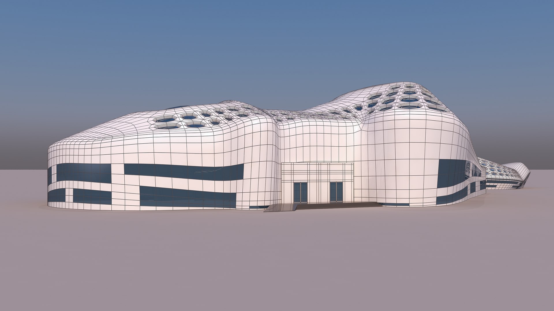 3D 0103 - Organic Building Model - TurboSquid 2236029