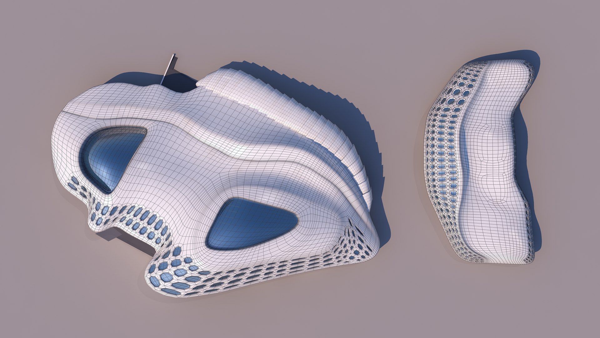 3D 0103 - Organic Building Model - TurboSquid 2236029