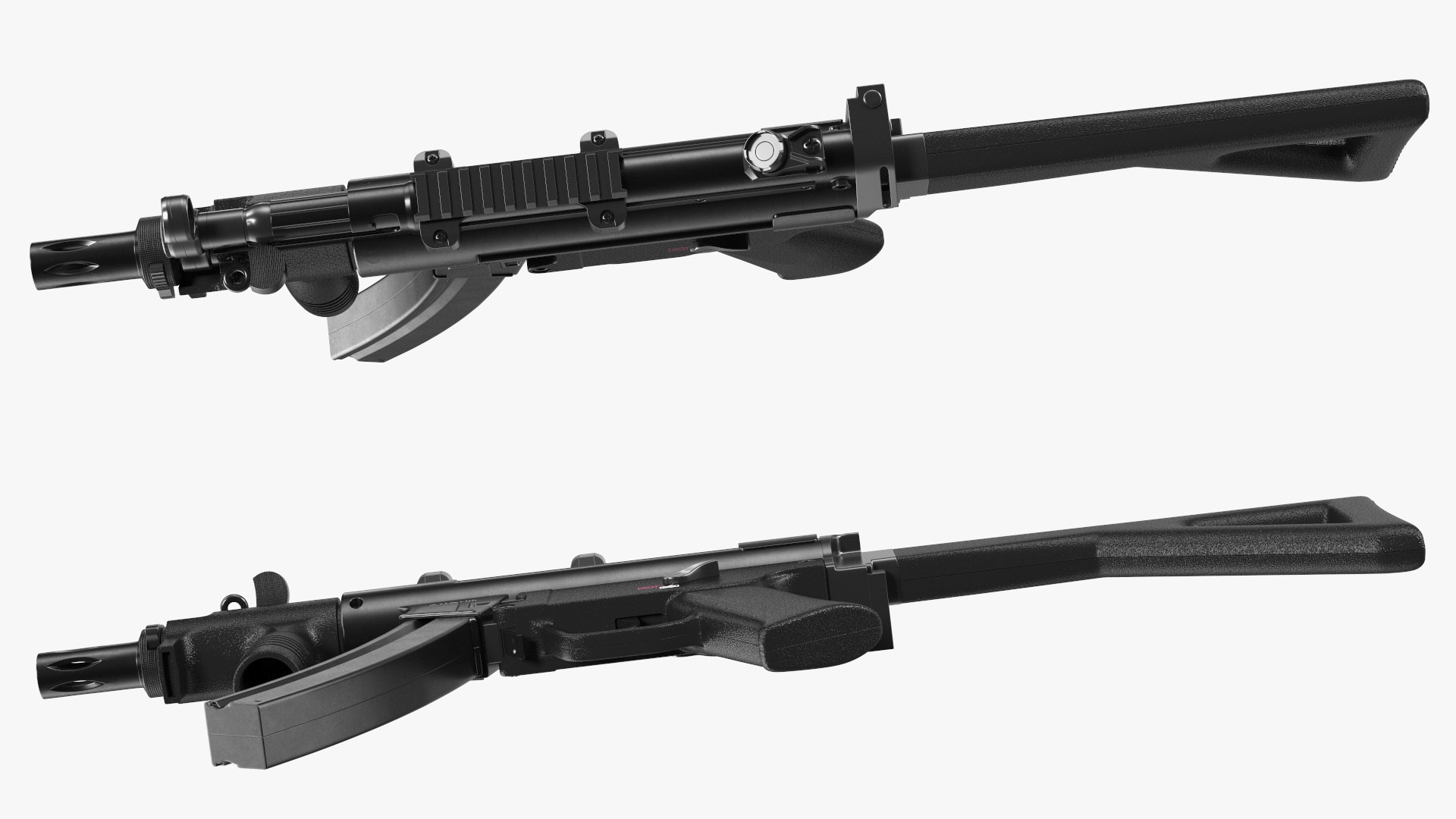 3D Model Compact Assault Rifle - TurboSquid 2170542