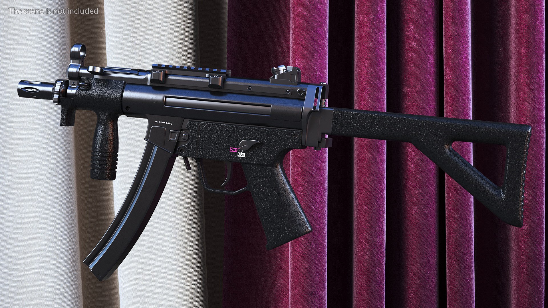 3D Model Compact Assault Rifle - TurboSquid 2170542